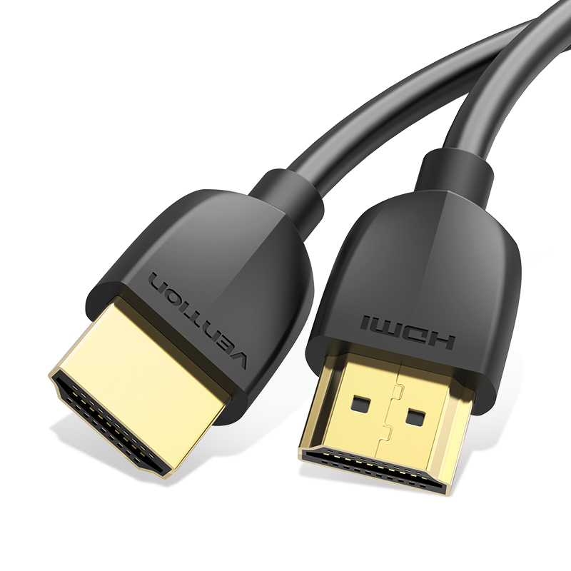 HDMI Cable PVC Slim Series Black - Vention Authorized Store