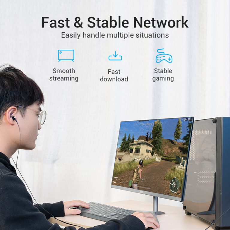 Vention Network Patch Panel Gigabit Ethernet LAN RJ45 Wall Rackmount ...
