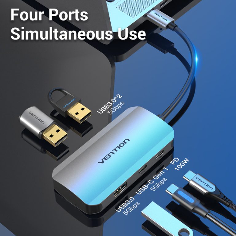 Vention Multiport Usb C hub usb-C gen1 data - Vention Authorized Store
