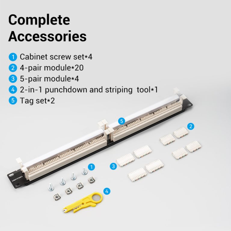 Vention Telephone Patch Panel - Vention Authorized Store