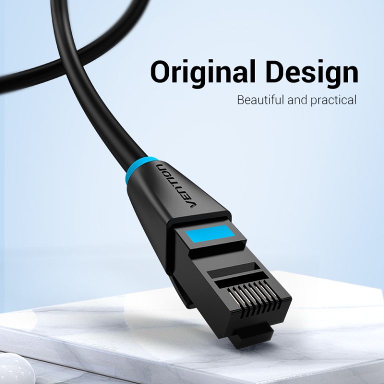 Lan Cable Cat6 Ethernet Gigabit 10/100/1000 Mbps UTP Black - Oxygen ...